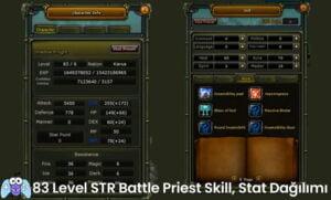 STR Battle Priest Stat & Skill Dağılımı - Knight (BP) Priest Rehberi ...